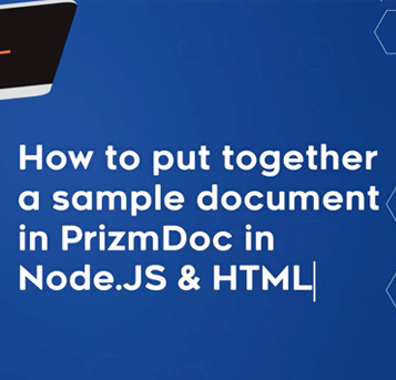 How To: Document Viewing with PrizmDoc in Node.js & HTML | Accusoft